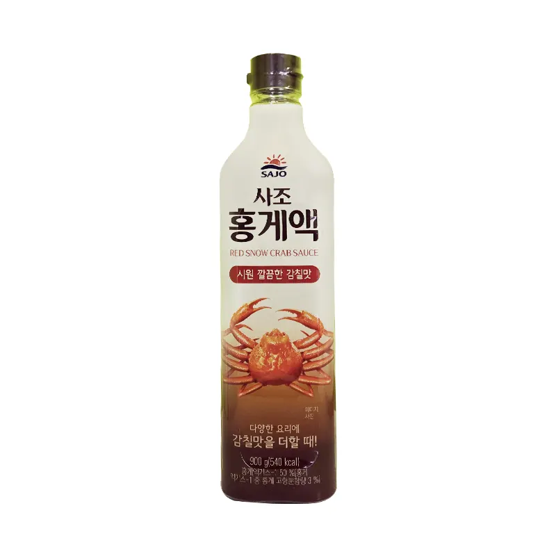 SJ) RED SNOW CRAB SAUCE사조) 홍게액 900G – GIANTS MARKET