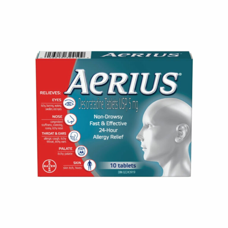 P_Aerius Allergy 5mg, 10tablets알러지 10tablets – GIANTS MARKET