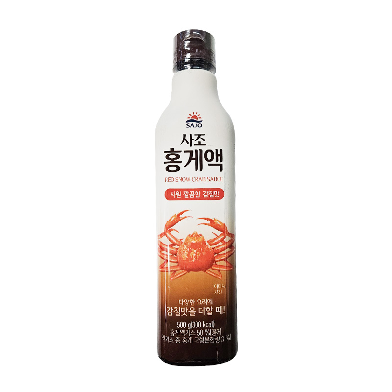 SJ) RED SNOW CRAB SAUCE사조) 홍게액 500G – GIANTS MARKET
