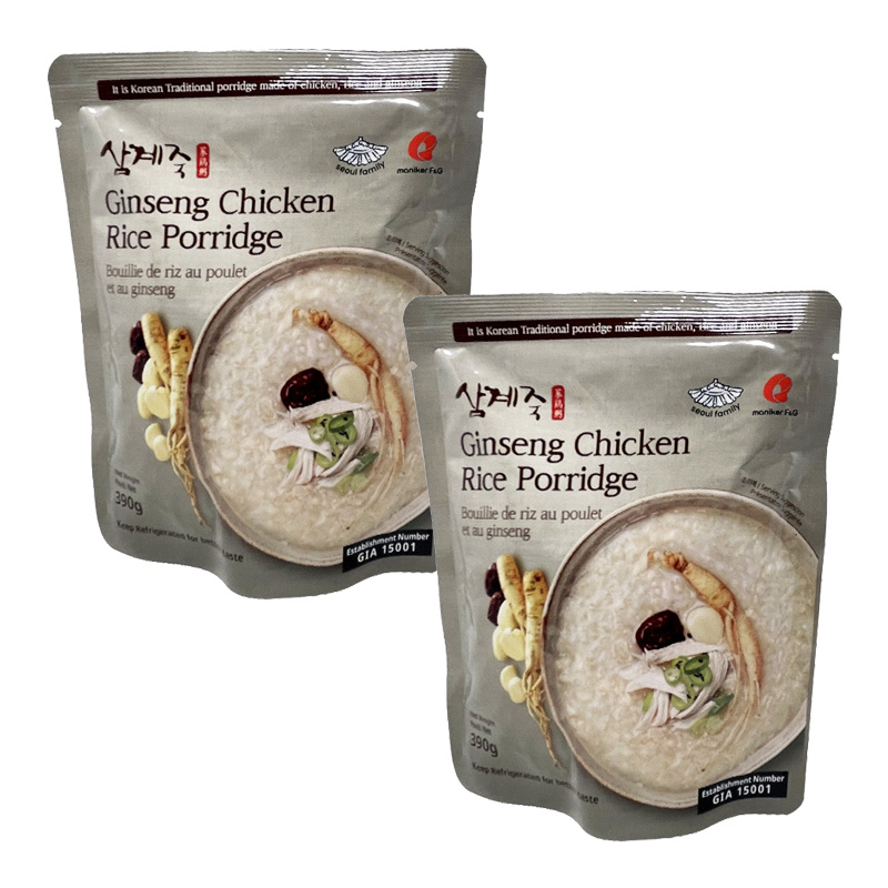 Ginseng Chicken Rice Porridge 390g X 2FOR마니커) 삼계죽 390g X 2FOR – GIANTS ...