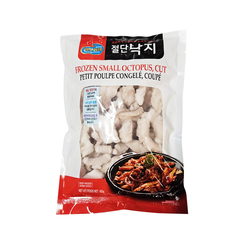 FB) FROZEN SMALL OCTOPUS어부형제) 절단낙지 1LB – GIANTS MARKET